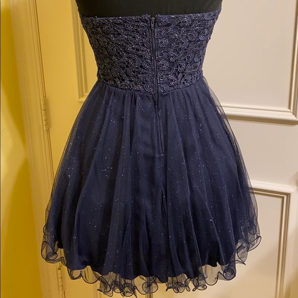 City Studio | Dresses | Midnight Blue Sparkle Dress | Poshmark